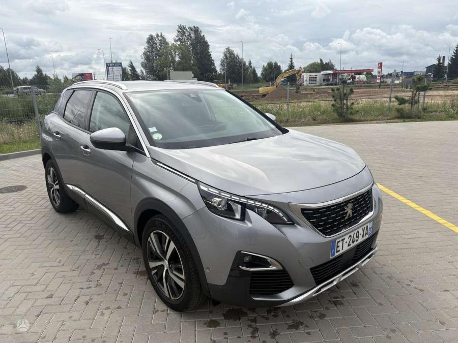 Pelēks Peugeot 3008 2018 Viļņa, ar dzinēja tilpumu 1.56 L un nobraukumu 250 tūkst. km par 11600 €, foto 4 vietnē AUTOMOTO.COM.LV