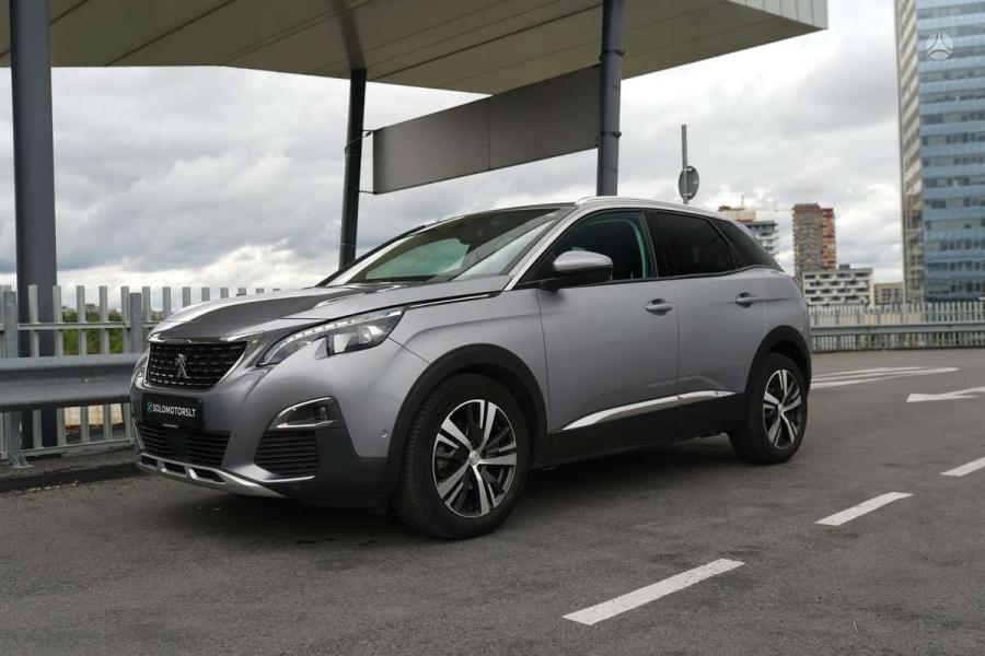 Pelēks Peugeot 3008 2018 Viļņa, ar dzinēja tilpumu 1.50 L un nobraukumu 156 tūkst. km par 11500 €, foto 1 vietnē AUTOMOTO.COM.LV