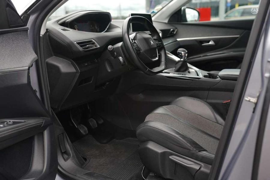 Pelēks Peugeot 3008 2018 Viļņa, ar dzinēja tilpumu 1.50 L un nobraukumu 156 tūkst. km par 11200 €, foto 14 vietnē AUTOMOTO.COM.LV