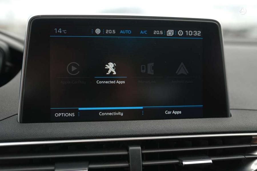 Pelēks Peugeot 3008 2018 Viļņa, ar dzinēja tilpumu 1.50 L un nobraukumu 156 tūkst. km par 11200 €, foto 32 vietnē AUTOMOTO.COM.LV