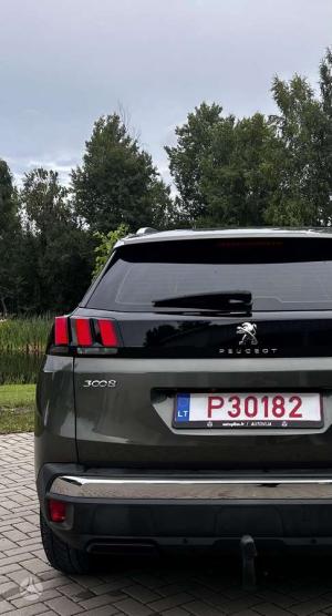 Серый Пежо 3008 2018 в Утена, объемом двигателя 1.20 л и пробегом 250 тыс. км за 7850 €, фото 21 на AUTOMOTO.COM.LV