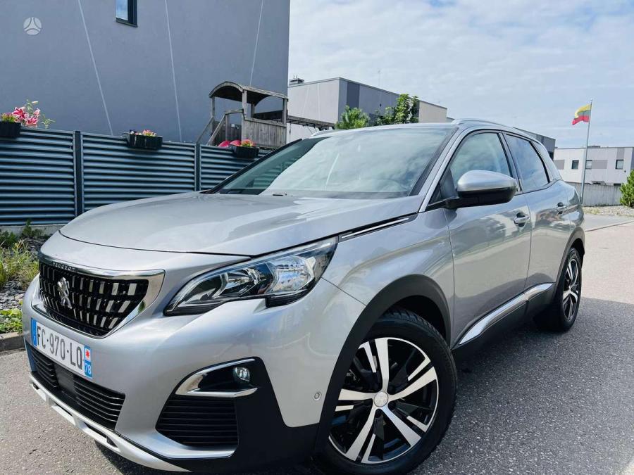 Pelēks Peugeot 3008 2018 Kauņa, ar dzinēja tilpumu 1.56 L un nobraukumu 228 tūkst. km par 11650 €, foto 1 vietnē AUTOMOTO.COM.LV