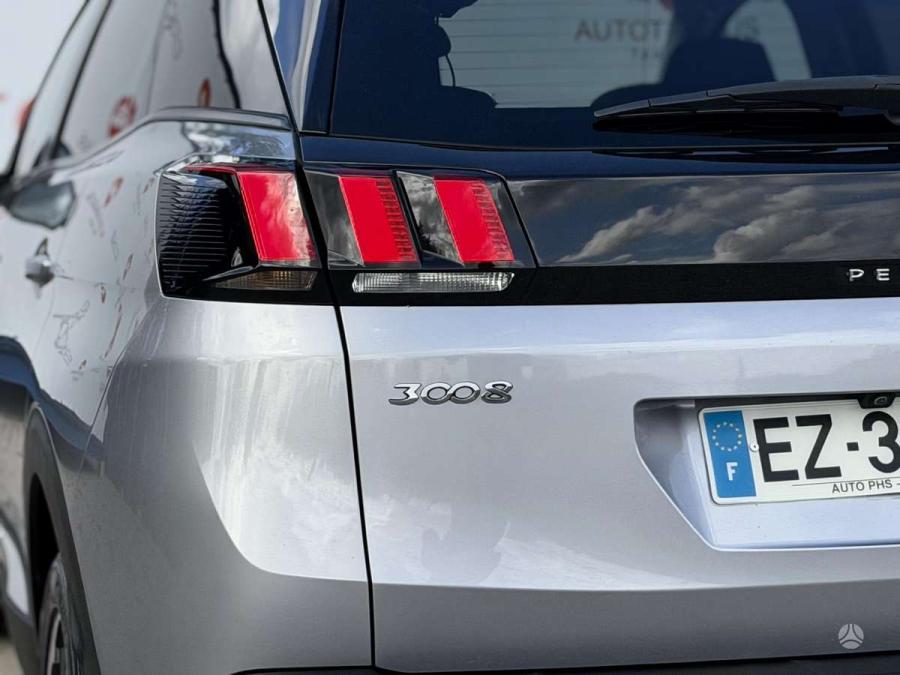 Grey Peugeot 3008 2018 in Taurage, with an engine capacity of 2.00 L and mileage of 182 thousand km for 11600 €, photo 27 on AUTOMOTO.COM.LV