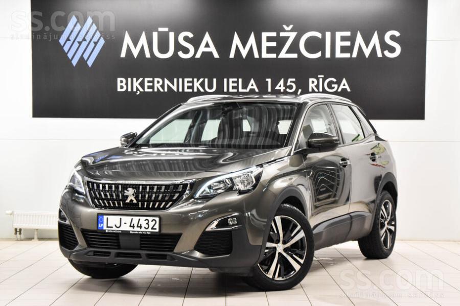 Grey Peugeot 3008 2018 in Riga, with an engine capacity of 1.60 L and mileage of 81 thousand km for 12390 €, photo 1 on AUTOMOTO.COM.LV