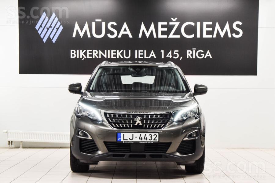 Grey Peugeot 3008 2018 in Riga, with an engine capacity of 1.60 L and mileage of 81 thousand km for 12390 €, photo 3 on AUTOMOTO.COM.LV