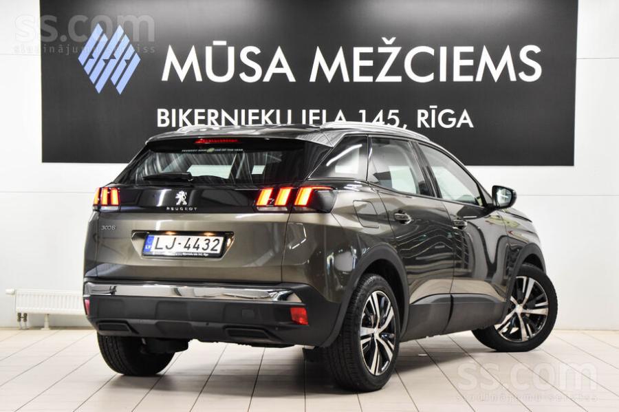 Grey Peugeot 3008 2018 in Riga, with an engine capacity of 1.60 L and mileage of 81 thousand km for 12390 €, photo 9 on AUTOMOTO.COM.LV