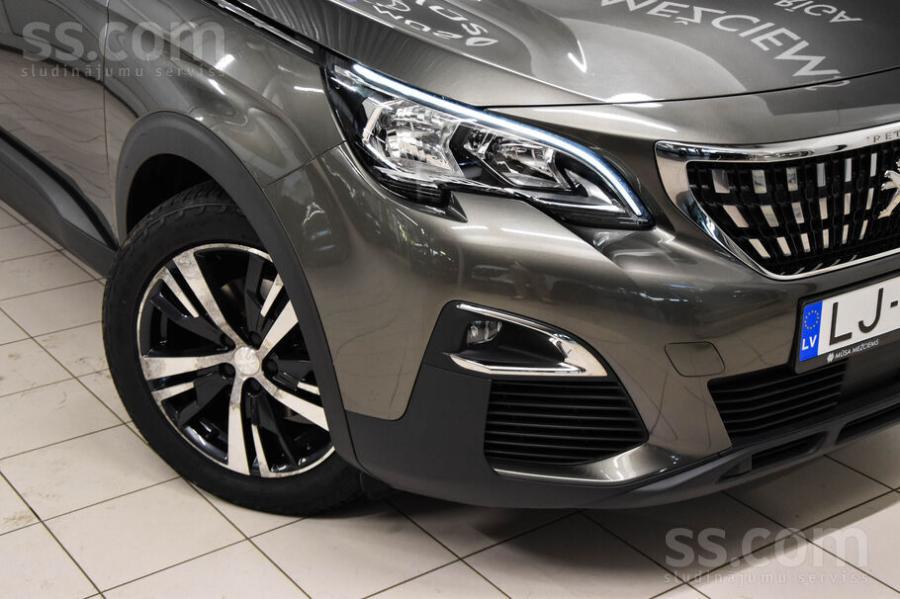 Grey Peugeot 3008 2018 in Riga, with an engine capacity of 1.60 L and mileage of 81 thousand km for 12390 €, photo 10 on AUTOMOTO.COM.LV