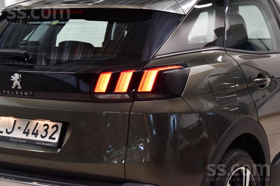 Grey Peugeot 3008 2018 in Riga, with an engine capacity of 1.60 L and mileage of 81 thousand km for 12390 €, photo 11 on AUTOMOTO.COM.LV