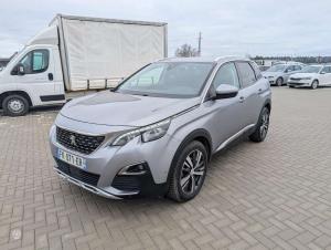 Pelēks Peugeot 3008 2019 Tauragė, ar dzinēja tilpumu 1.50 L un nobraukumu 164 tūkst. km par 12900 €, foto  vietnē AUTOMOTO.COM.LV