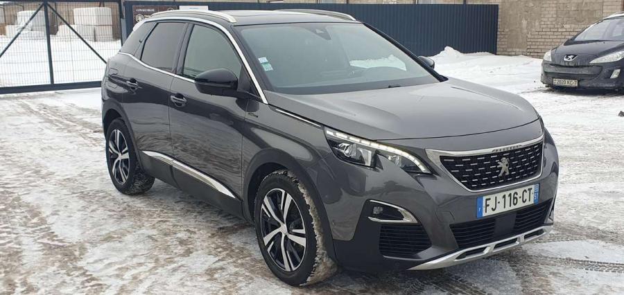 Pelēks Peugeot 3008 2019 Tauragė, ar dzinēja tilpumu 1.50 L un nobraukumu 262 tūkst. km par 12600 €, foto 2 vietnē AUTOMOTO.COM.LV