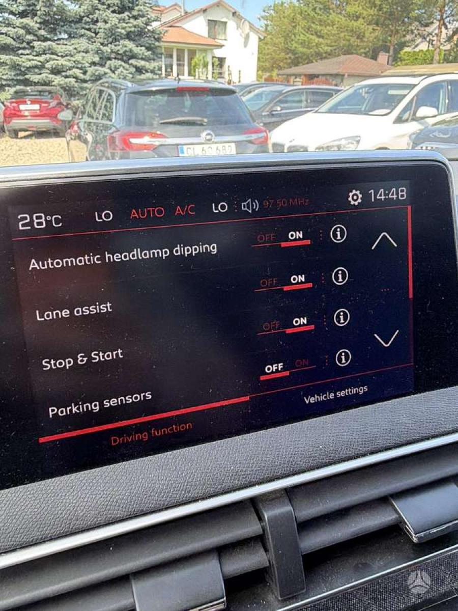Grey Peugeot 3008 2019 in Utena, with an engine capacity of 1.50 L and mileage of 268 thousand km for 8990 €, photo 14 on AUTOMOTO.COM.LV