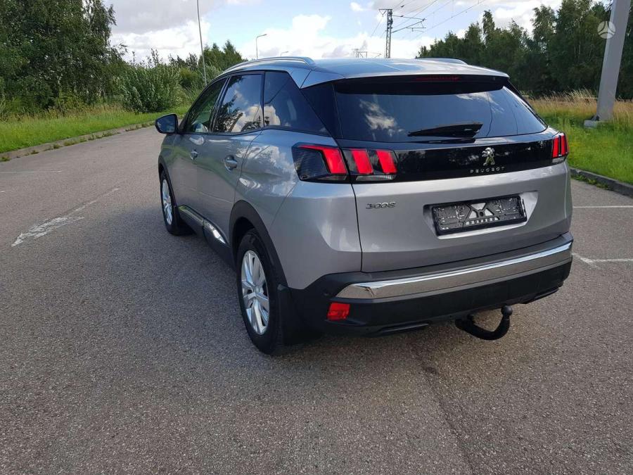 Pelēks Peugeot 3008 2019 Radviliškis, ar dzinēja tilpumu 1.50 L un nobraukumu 181 tūkst. km par 11900 €, foto 8 vietnē AUTOMOTO.COM.LV