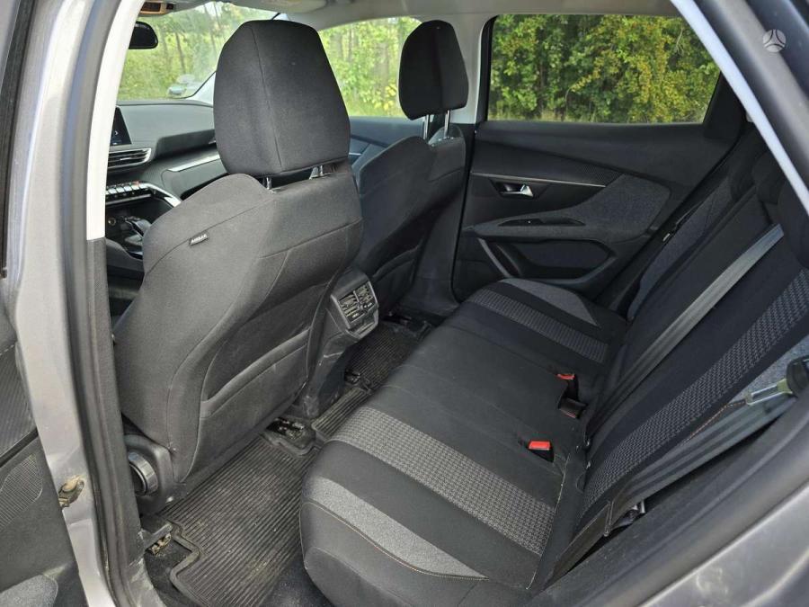Pelēks Peugeot 3008 2019 Tauragė, ar dzinēja tilpumu 1.50 L un nobraukumu 320 tūkst. km par 8800 €, foto 13 vietnē AUTOMOTO.COM.LV