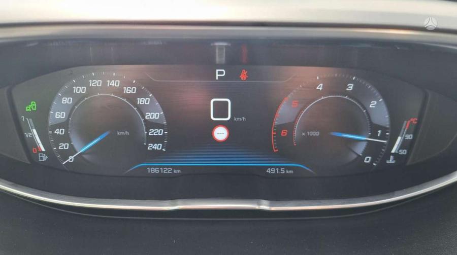 Grey Peugeot 3008 2019 in Taurage, with an engine capacity of 1.50 L and mileage of 186 thousand km for 12500 €, photo 14 on AUTOMOTO.COM.LV