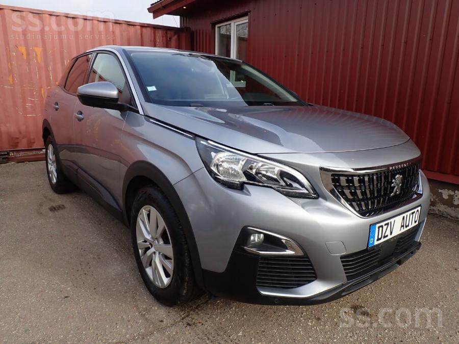 Grey Peugeot 3008 2020 in Aizkraukle, with an engine capacity of 1.50 L and mileage of 100 thousand km for 3850 €, photo 1 on AUTOMOTO.COM.LV