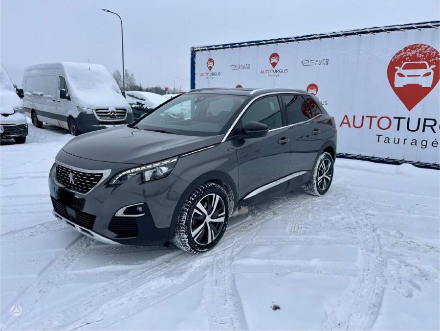 Grey Peugeot 3008 2020 in Taurage, with an engine capacity of 1.50 L and mileage of 136 thousand km for 13900 €, photo 1 on AUTOMOTO.COM.LV