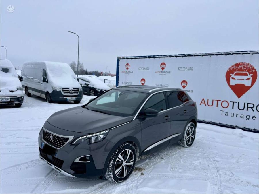 Grey Peugeot 3008 2020 in Taurage, with an engine capacity of 1.50 L and mileage of 136 thousand km for 13900 €, photo 12 on AUTOMOTO.COM.LV