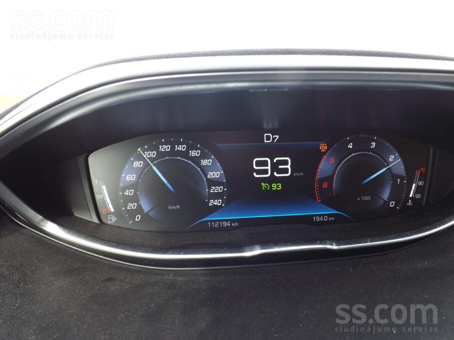 Серый Пежо 3008 2020 в Елгава, объемом двигателя 1.50 л и пробегом 112 тыс. км за 14999 €, фото 19 на AUTOMOTO.COM.LV
