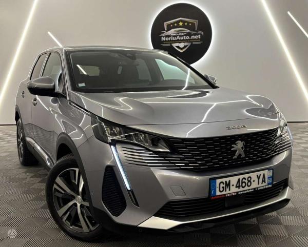 Grey Peugeot 3008 2021 in Marijampole, with an engine capacity of 1.20 L and mileage of 83 thousand km for 16759 €, photo 1 on AUTOMOTO.COM.LV