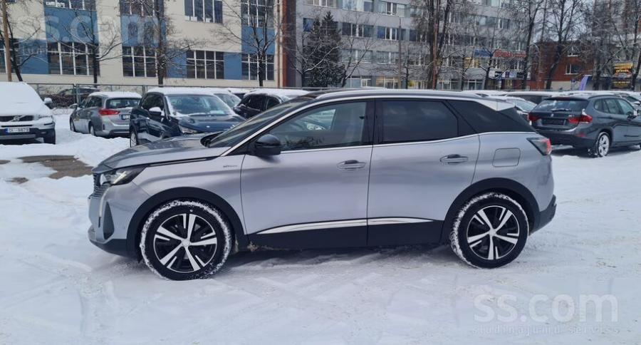Pelēks Peugeot 3008 2021 Jelgava, ar dzinēja tilpumu 1.60 L un nobraukumu 0 tūkst. km par 18750 €, foto 5 vietnē AUTOMOTO.COM.LV