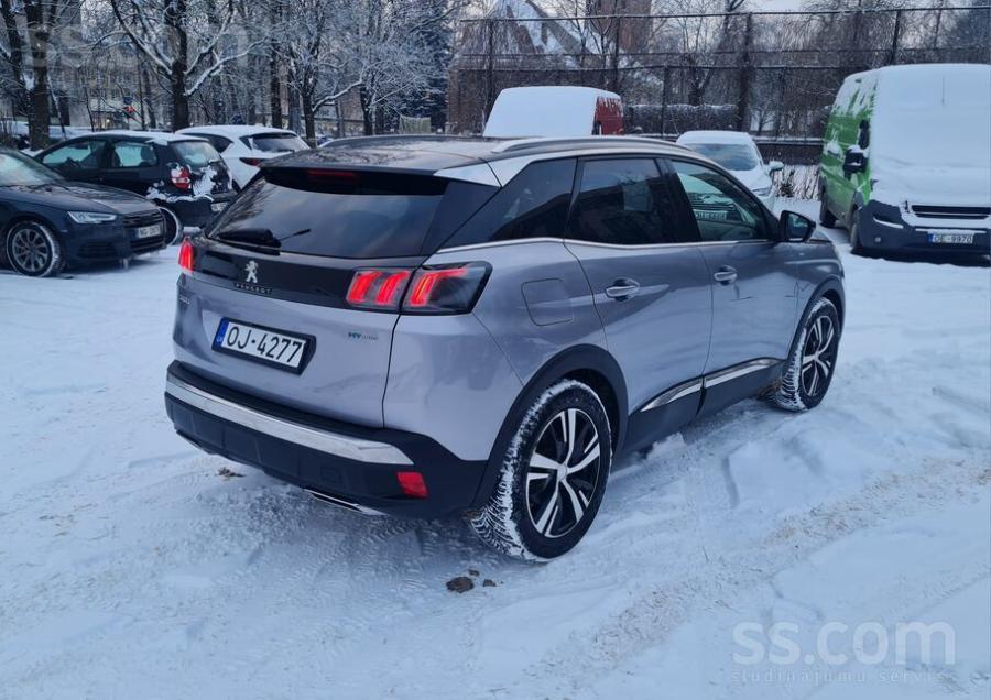 Pelēks Peugeot 3008 2021 Jelgava, ar dzinēja tilpumu 1.60 L un nobraukumu 0 tūkst. km par 18750 €, foto 8 vietnē AUTOMOTO.COM.LV