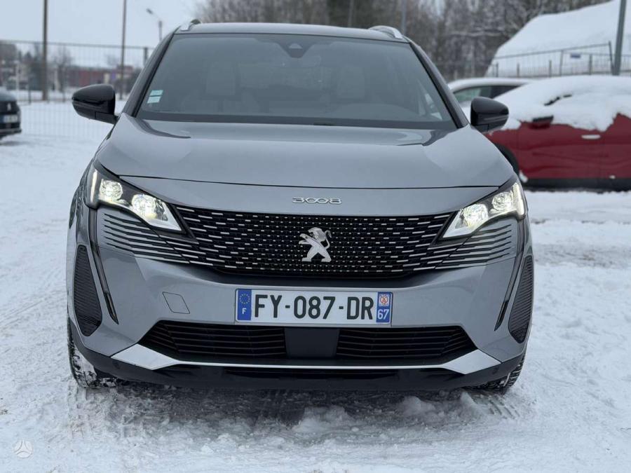 Grey Peugeot 3008 2021 in Marijampole, with an engine capacity of 1.60 L and mileage of 89 thousand km for 18200 €, photo 4 on AUTOMOTO.COM.LV