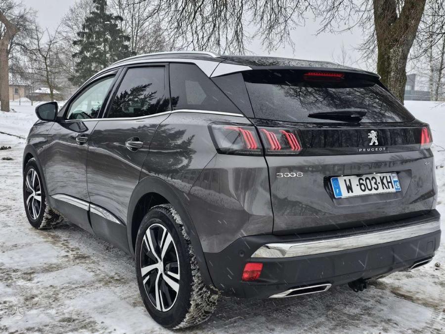 Pelēks Peugeot 3008 2021 Tauragė, ar dzinēja tilpumu 1.50 L un nobraukumu 193 tūkst. km par 14300 €, foto 9 vietnē AUTOMOTO.COM.LV