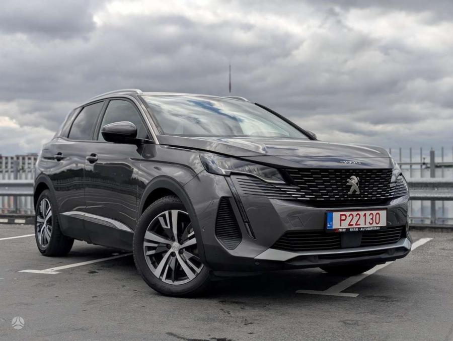 Pelēks Peugeot 3008 2021 Viļņa, ar dzinēja tilpumu 1.60 L un nobraukumu 142 tūkst. km par 15900 €, foto 4 vietnē AUTOMOTO.COM.LV