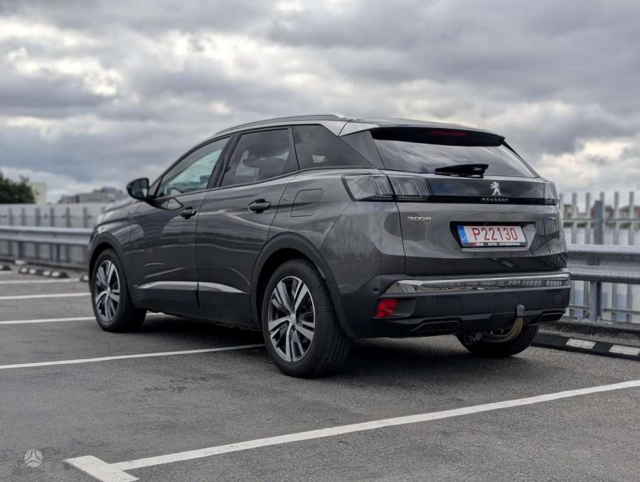 Pelēks Peugeot 3008 2021 Viļņa, ar dzinēja tilpumu 1.60 L un nobraukumu 142 tūkst. km par 15900 €, foto 7 vietnē AUTOMOTO.COM.LV