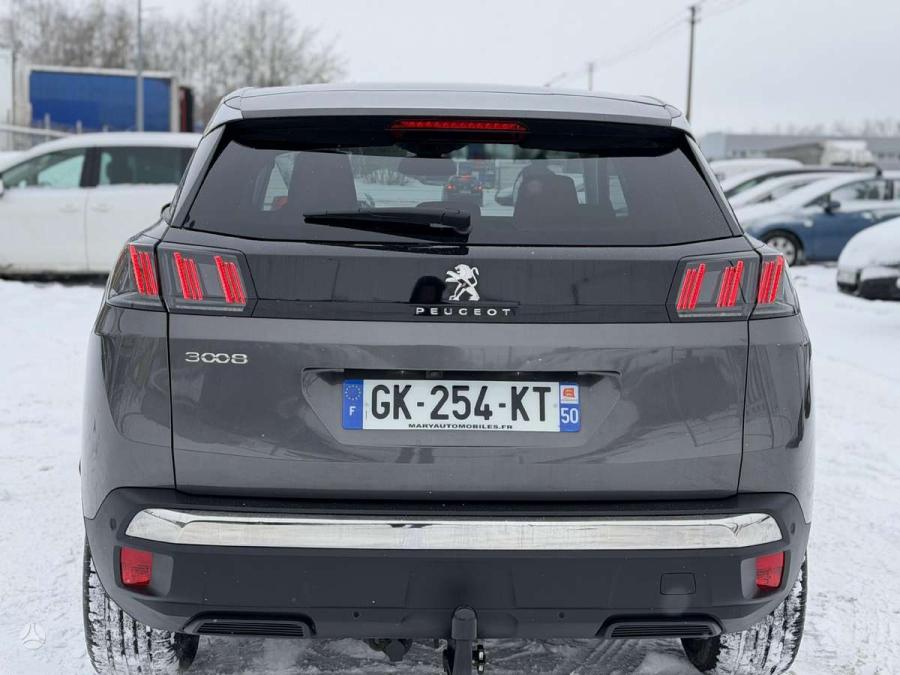Grey Peugeot 3008 2022 in Marijampole, with an engine capacity of 1.20 L and mileage of 74 thousand km for 16819 €, photo 11 on AUTOMOTO.COM.LV