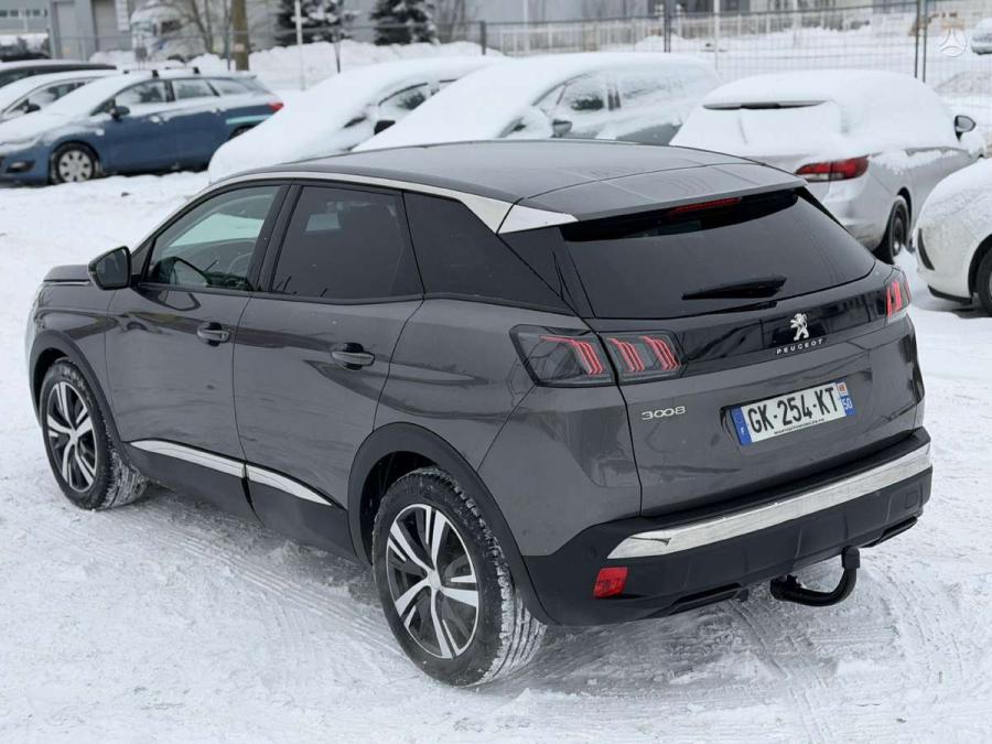 Grey Peugeot 3008 2022 in Marijampole, with an engine capacity of 1.20 L and mileage of 74 thousand km for 16819 €, photo 14 on AUTOMOTO.COM.LV