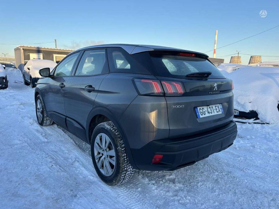 Pelēks Peugeot 3008 2022 Viļņa, ar dzinēja tilpumu 1.20 L un nobraukumu 161 tūkst. km par 14277 €, foto 4 vietnē AUTOMOTO.COM.LV
