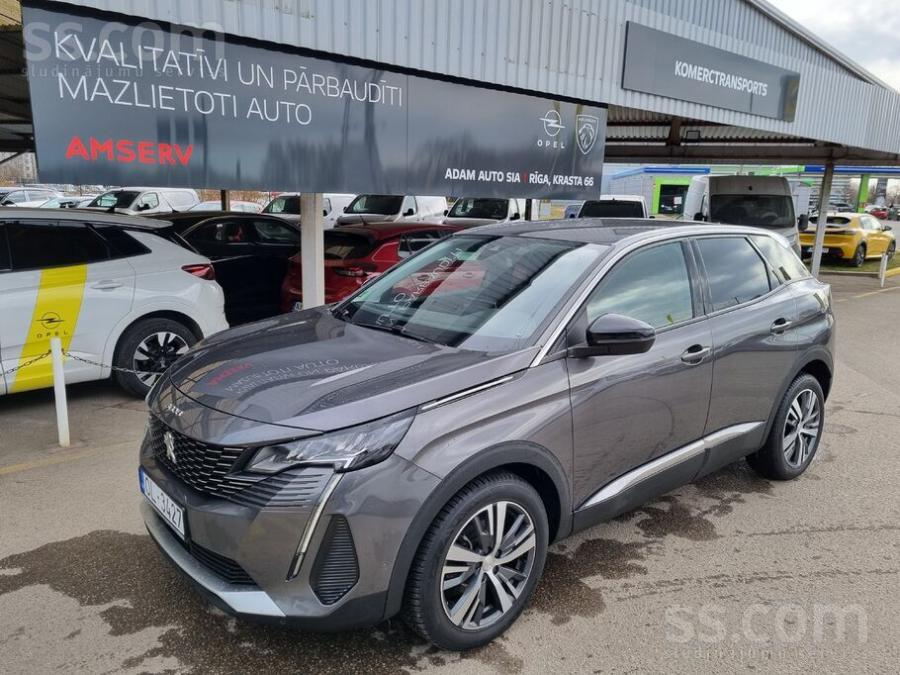 Pelēks Peugeot 3008 2022 Rīga, ar dzinēja tilpumu 1.20 L un nobraukumu 76 tūkst. km par 18900 €, foto 1 vietnē AUTOMOTO.COM.LV
