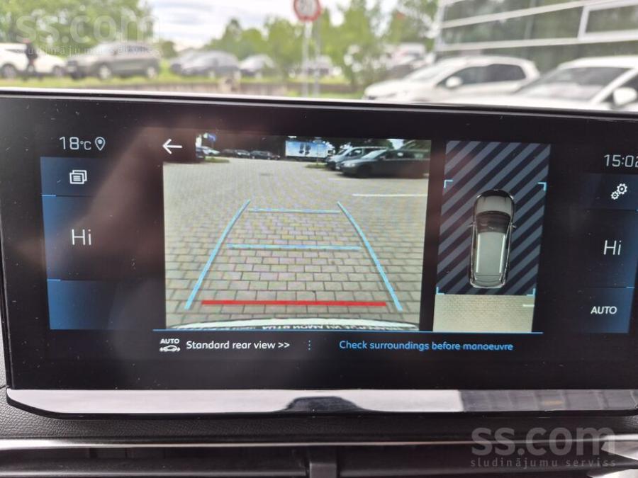 Grey Peugeot 3008 2022 in Riga, with an engine capacity of 1.50 L and mileage of 55 thousand km for 18100 €, photo 14 on AUTOMOTO.COM.LV