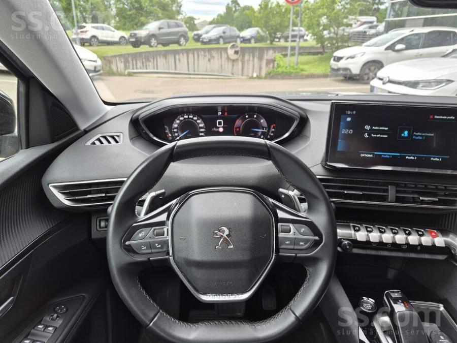 Grey Peugeot 3008 2022 in Riga, with an engine capacity of 1.50 L and mileage of 55 thousand km for 18100 €, photo 15 on AUTOMOTO.COM.LV