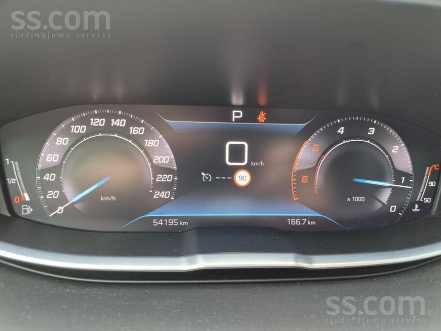 Grey Peugeot 3008 2022 in Riga, with an engine capacity of 1.50 L and mileage of 55 thousand km for 18100 €, photo 16 on AUTOMOTO.COM.LV