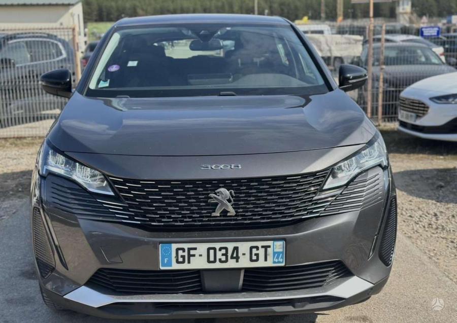 Серый Пежо 3008 2022 в Вильнюс, объемом двигателя 1.20 л и пробегом 180 тыс. км за 13188 €, фото 3 на AUTOMOTO.COM.LV
