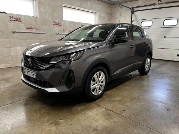 Grey Peugeot 3008 2022 in Marijampole, with an engine capacity of 1.20 L and mileage of 53 thousand km for 15718 €, photo 1 on AUTOMOTO.COM.LV