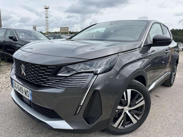 Pelēks Peugeot 3008 2022 Viļņa, ar dzinēja tilpumu 1.20 L un nobraukumu 139 tūkst. km par 13672 €, foto 1 vietnē AUTOMOTO.COM.LV