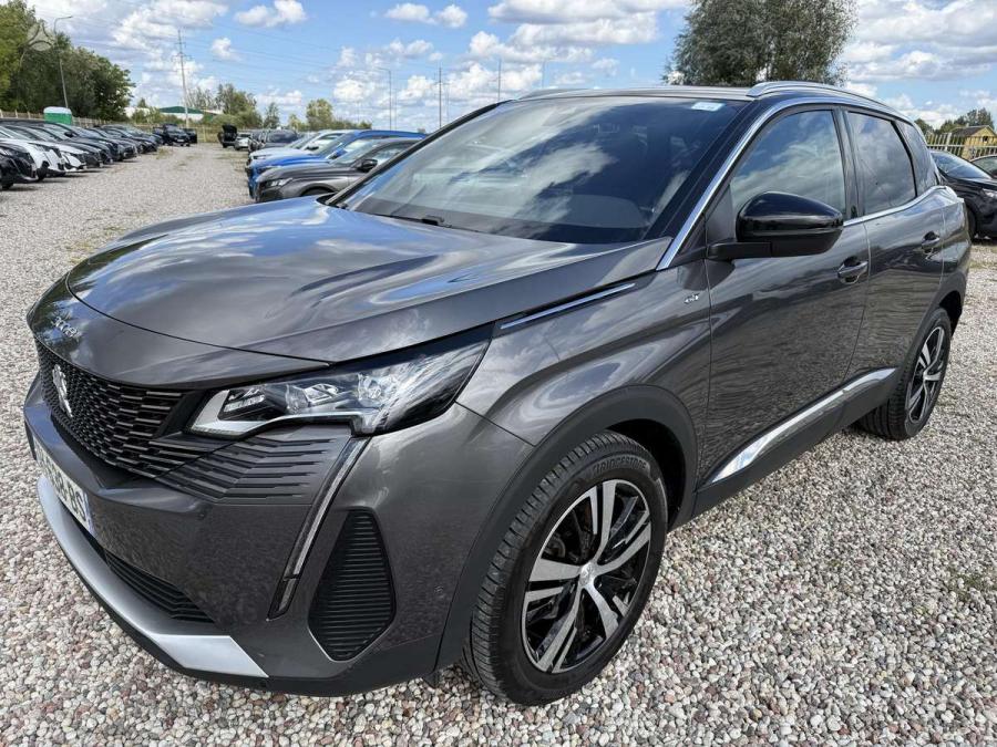Grey Peugeot 3008 2022 in Marijampole, with an engine capacity of 1.50 L and mileage of 134 thousand km for 17539 €, photo 1 on AUTOMOTO.COM.LV