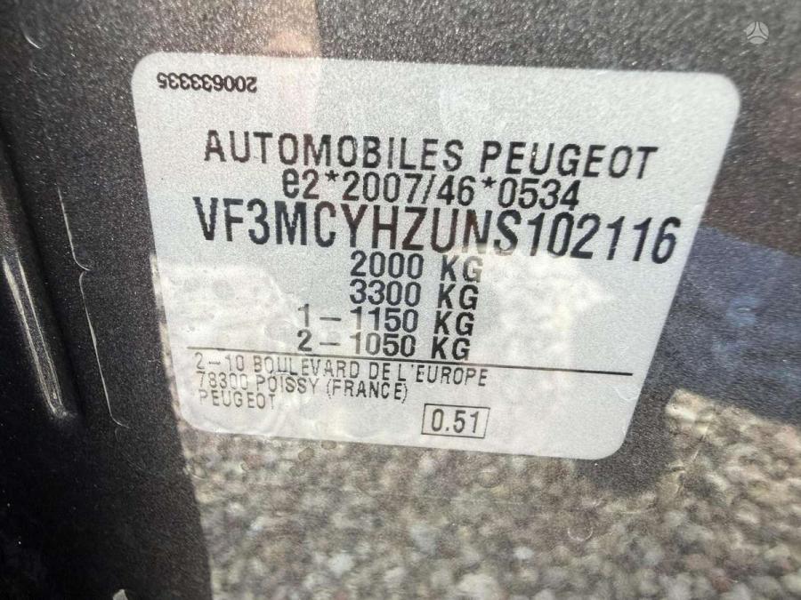 Grey Peugeot 3008 2022 in Marijampole, with an engine capacity of 1.50 L and mileage of 134 thousand km for 17539 €, photo 43 on AUTOMOTO.COM.LV