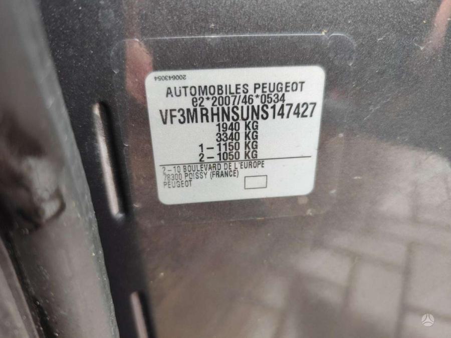 Серый Пежо 3008 2022 в Калвария, объемом двигателя 1.20 л и пробегом 70 тыс. км за 16880 €, фото 17 на AUTOMOTO.COM.LV