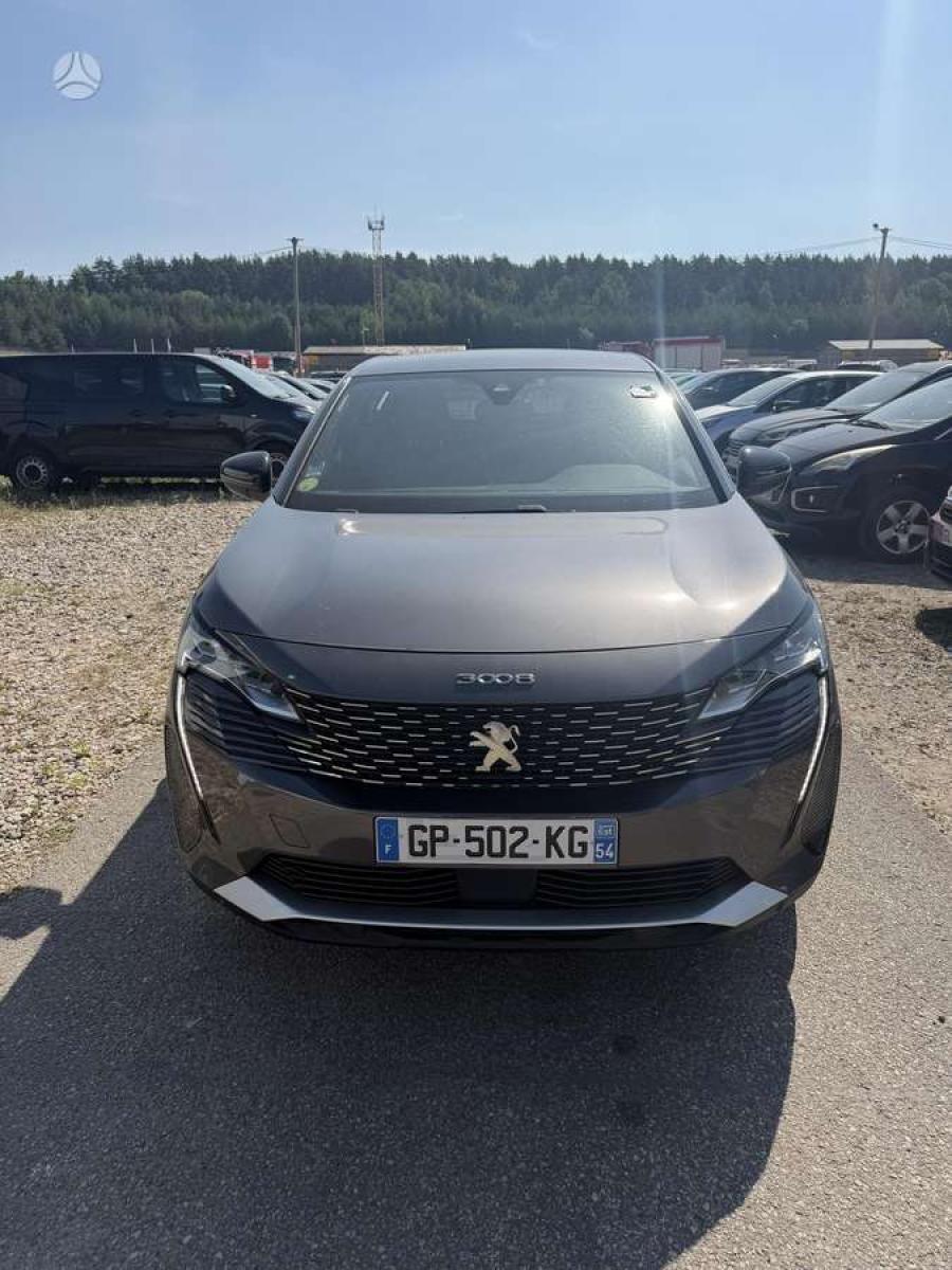 Pelēks Peugeot 3008 2023 Viļņa, ar dzinēja tilpumu 1.50 L un nobraukumu 148 tūkst. km par 14270 €, foto 3 vietnē AUTOMOTO.COM.LV