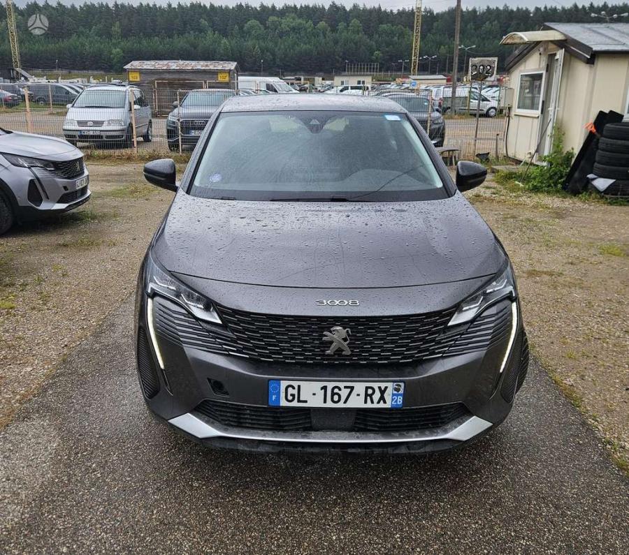 Pelēks Peugeot 3008 2023 Viļņa, ar dzinēja tilpumu 1.20 L un nobraukumu 142 tūkst. km par 13068 €, foto 3 vietnē AUTOMOTO.COM.LV