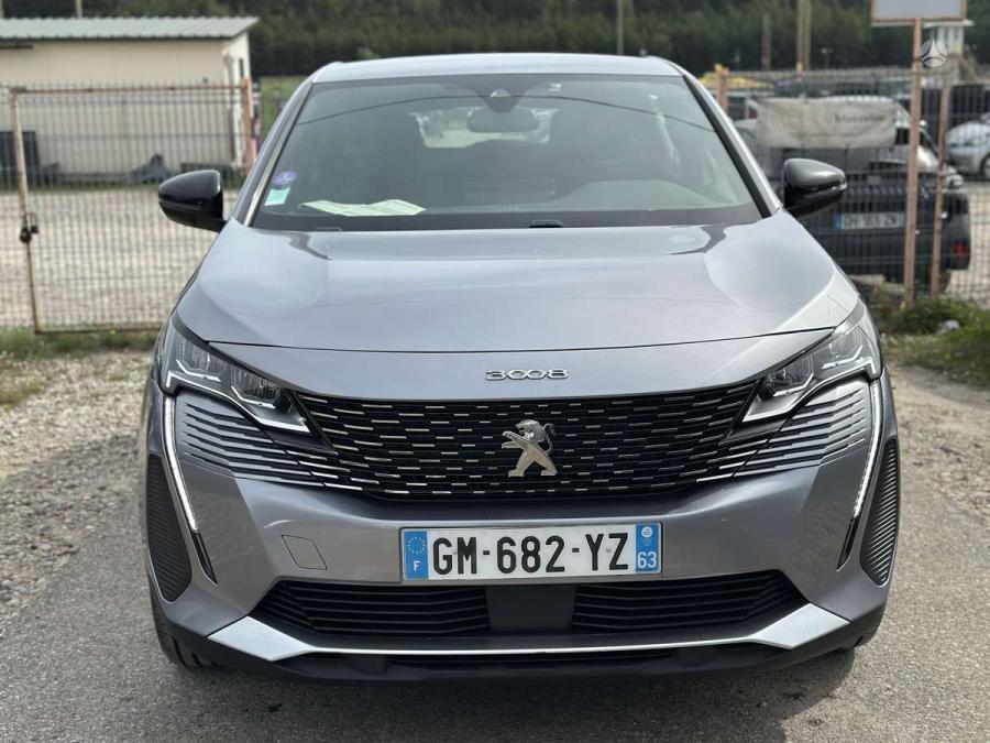 Pelēks Peugeot 3008 2023 Viļņa, ar dzinēja tilpumu 1.20 L un nobraukumu 120 tūkst. km par 13914 €, foto 3 vietnē AUTOMOTO.COM.LV