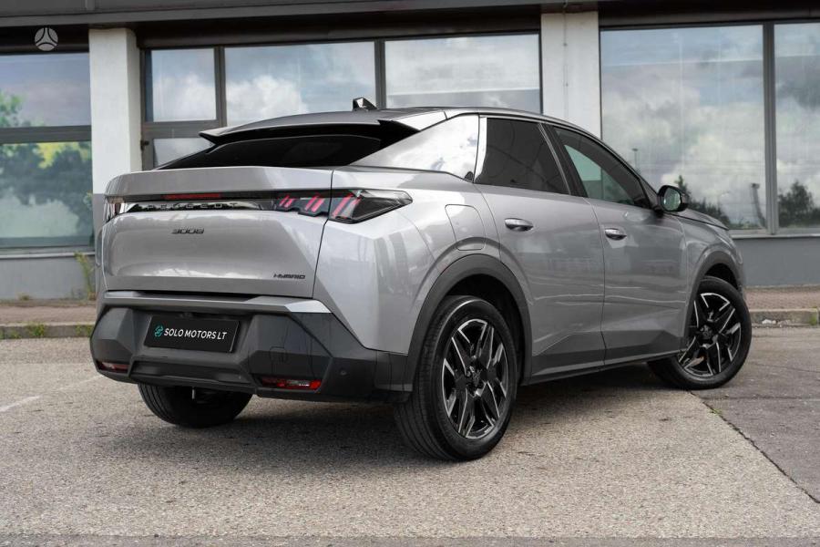 Pelēks Peugeot 3008 2024 Viļņa, ar dzinēja tilpumu 1.20 L un nobraukumu 103 tūkst. km par 23500 €, foto 4 vietnē AUTOMOTO.COM.LV