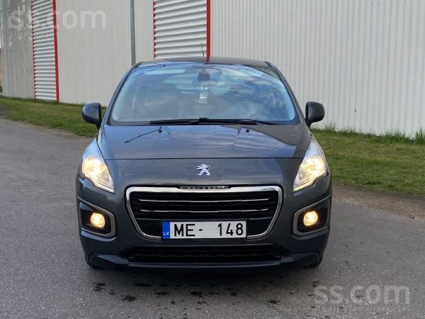 Grey Peugeot 3008 2015 in Riga, with an engine capacity of 1.60 L and mileage of 244 thousand km for 4490 €, photo 9 on AUTOMOTO.COM.LV
