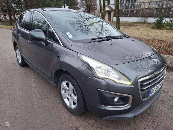 Grey Peugeot 3008 2016 in Taurage, with an engine capacity of 1.60 L and mileage of 151 thousand km for 5200 €, photo 4 on AUTOMOTO.COM.LV