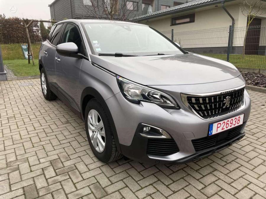 Grey Peugeot 3008 2019 in Kaunas, with an engine capacity of 1.20 L and mileage of 60 thousand km for 15350 €, photo 13 on AUTOMOTO.COM.LV