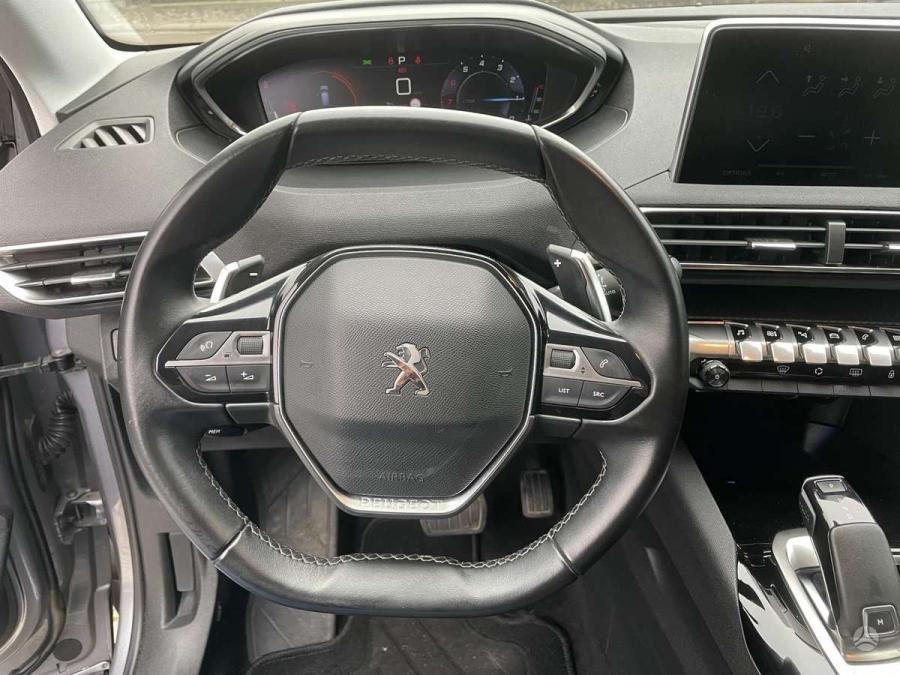 Grey Peugeot 3008 2019 in Kaunas, with an engine capacity of 1.20 L and mileage of 60 thousand km for 15350 €, photo 16 on AUTOMOTO.COM.LV